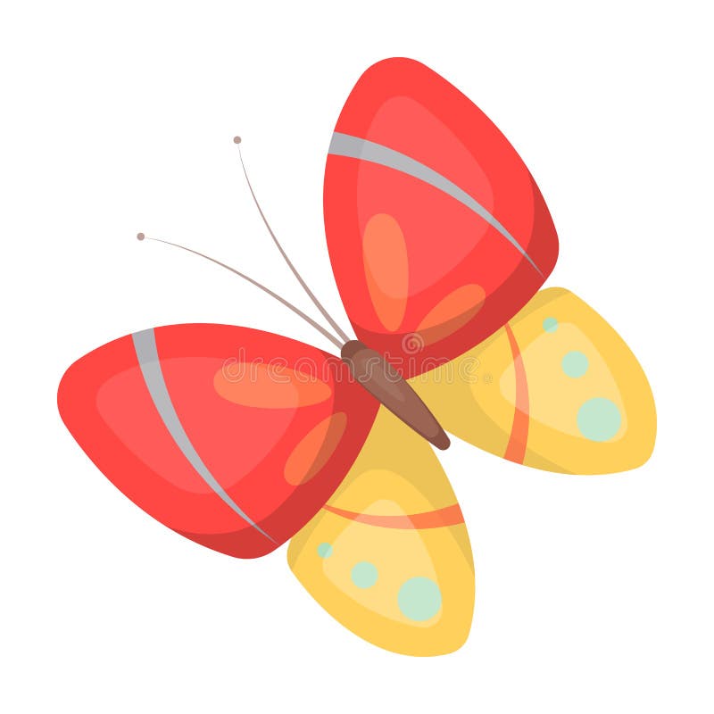 Spring Butterfly. Easter Single Icon in Cartoon Style Rater,bitmap ...