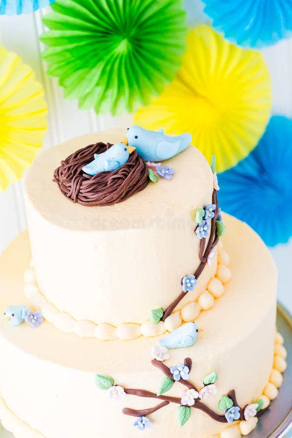 Spring cake stock image. Image of pastry, calebration - 39676879