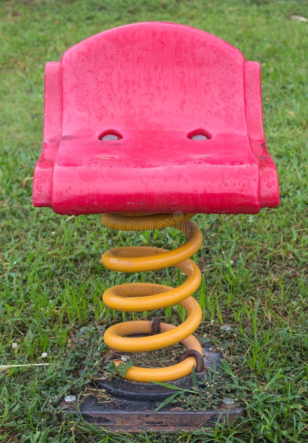 Spring Chair stock image. Image of garden, material, lawn - 43054661