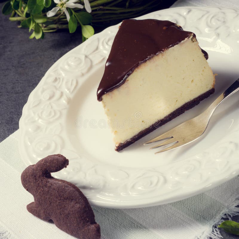 Spring Cheese Cake with Pistachios Stock Photo - Image of baked, flakes ...