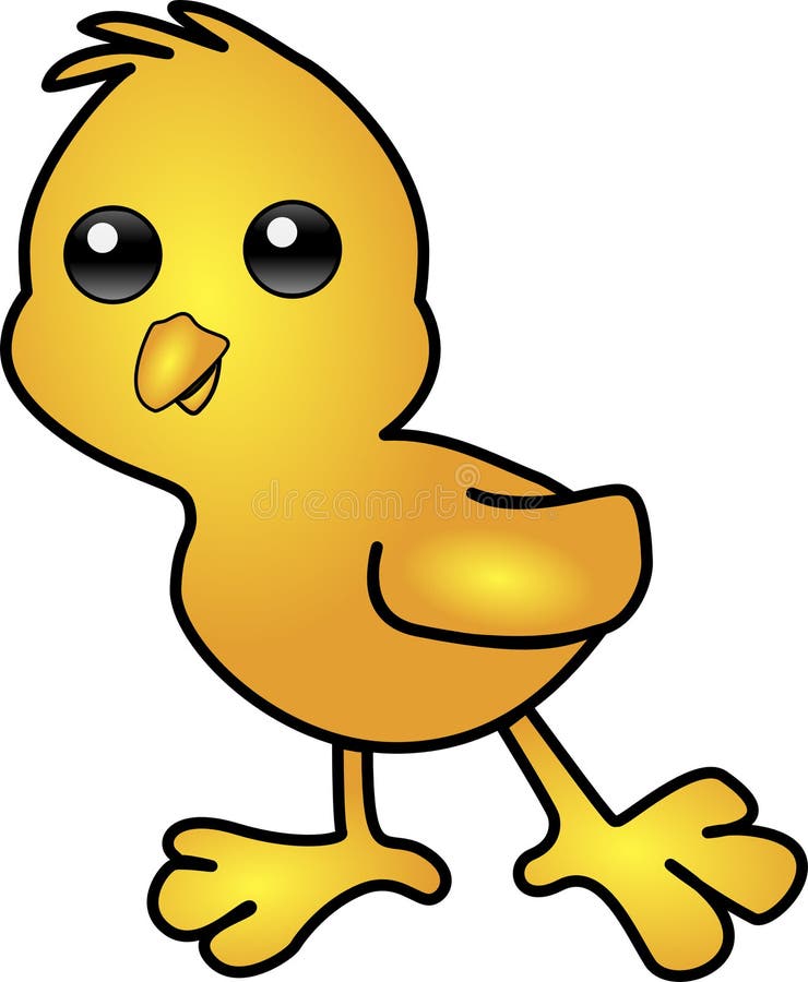 Spring Chick stock illustration. Illustration of wonder - 8525248
