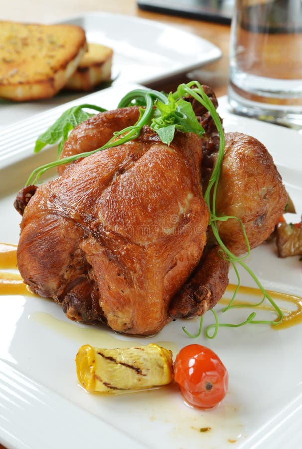 Spring chicken stock image. Image of delicious, bake - 27750031