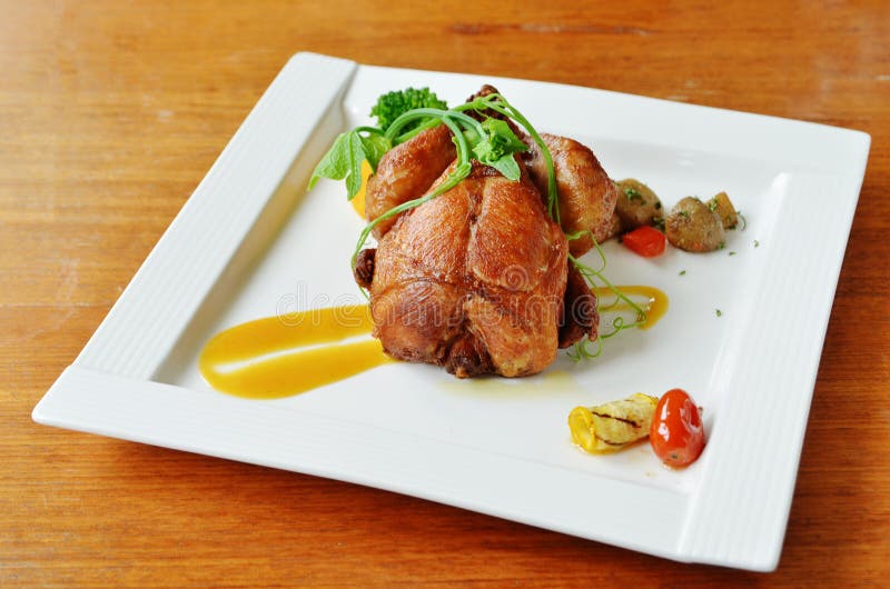 Spring chicken stock photo. Image of food, tomato, barbecue - 27769384