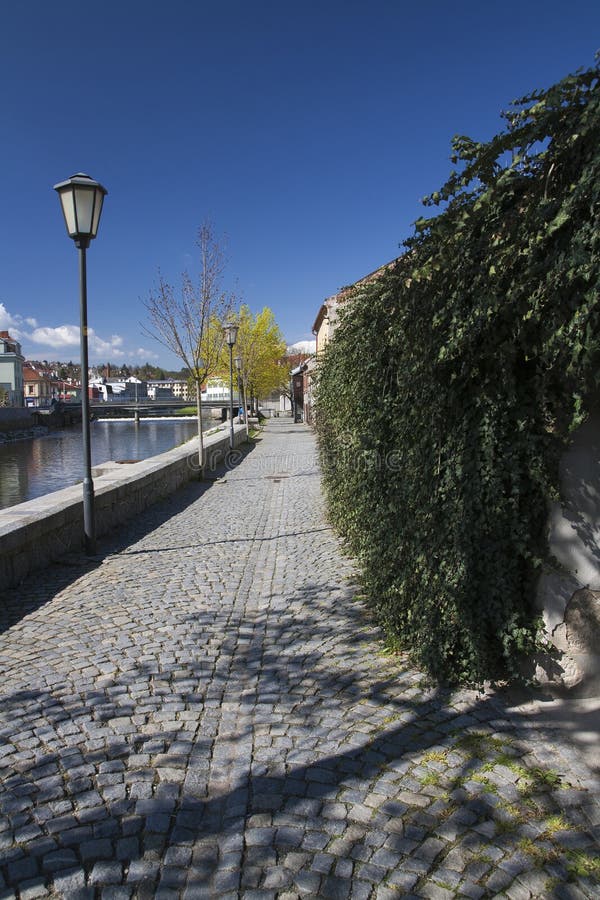 Spring Cityscape with Rural Buildings Stock Image - Image of interest ...