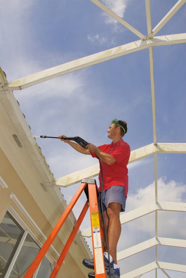 Spring cleaning stock image. Image of gutters, backyard - 21435147