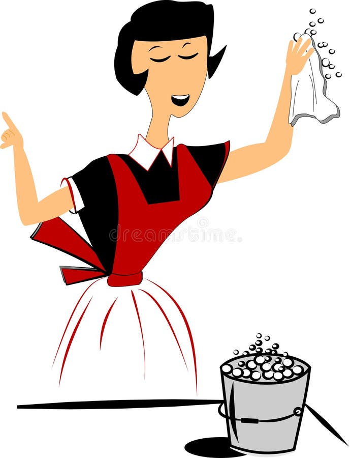 Spring cleaning stock vector. Illustration of clean, chores - 22618153