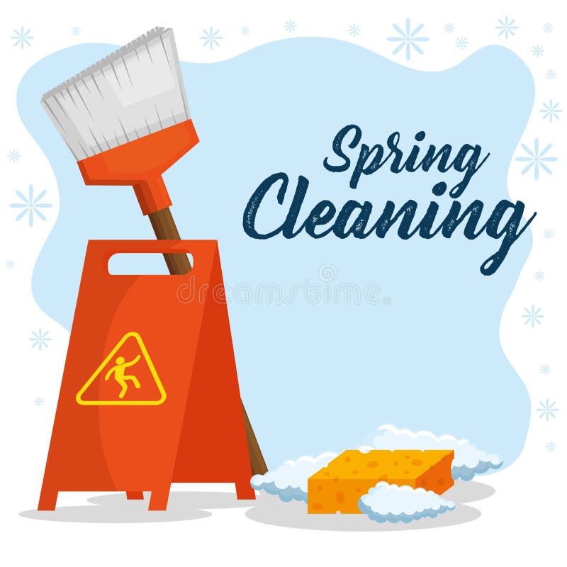 Spring cleaning design stock vector. Illustration of domestic - 109790614