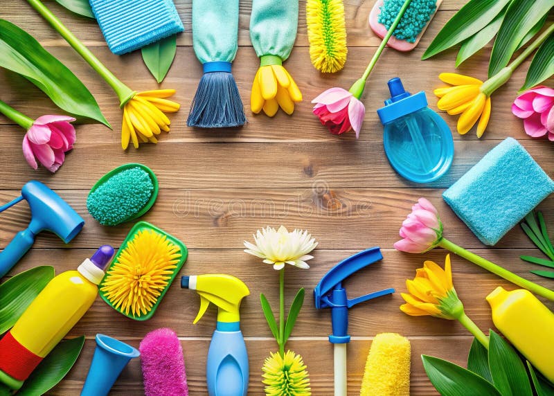 Spring Cleaning Essentials a TopDown Look at Organized Cleaning ...