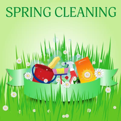 Spring Cleaning. Poster Template for Services Stock Vector ...