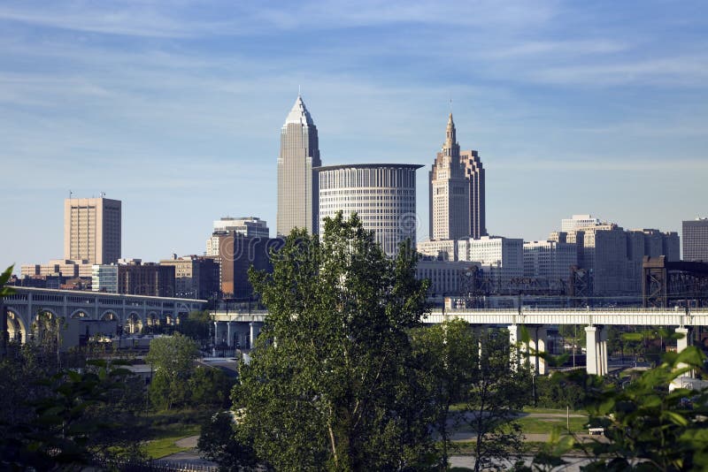 Spring in Cleveland stock image. Image of horizontal - 14594639