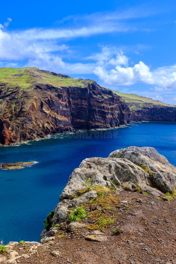 Spring cliffs stock image. Image of stone, rock, field - 98245639