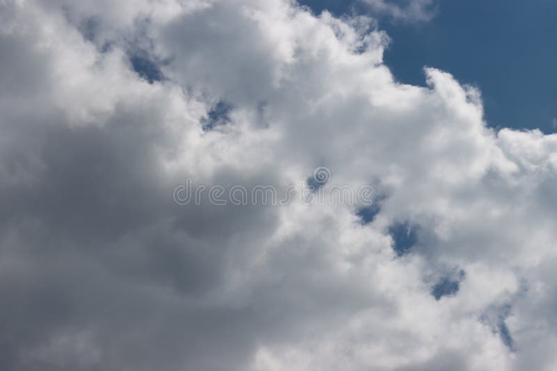 Spring Clouds in the Blue Sky Stock Photo - Image of movement ...