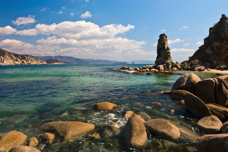 In the spring the coast-2 stock photo. Image of natural - 23882452