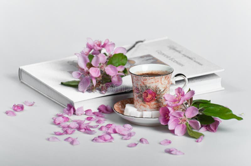 Spring coffee stock image. Image of white, spring, break - 40323615