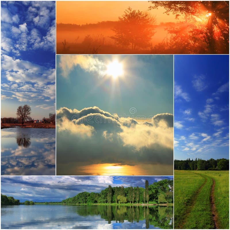 Spring collage stock photo. Image of colorful, nature - 19436782