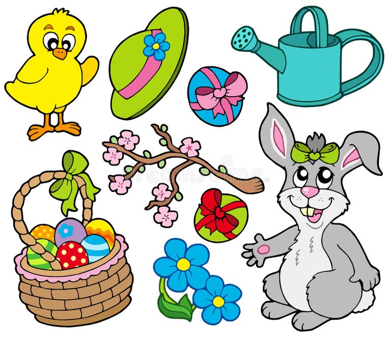 Colorful Spring Objects Collection Stock Illustrations – 5,899 Colorful ...