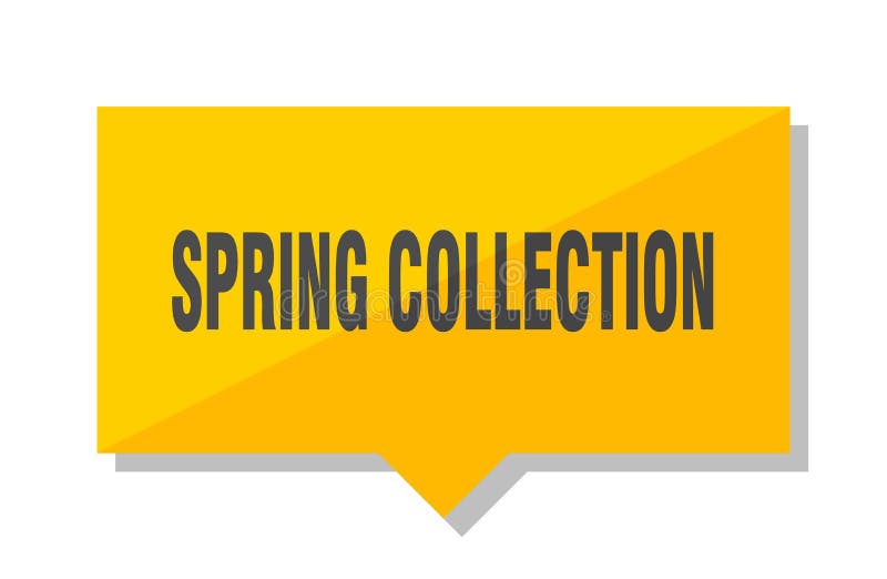 Spring Collection Price Tag Stock Vector - Illustration of sticker ...