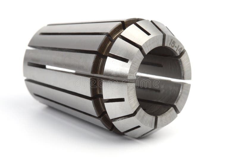 Spring collet chuck stock image. Image of engineering - 4578383