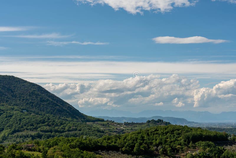 Spring in colli euganei stock image. Image of venetian - 218347135