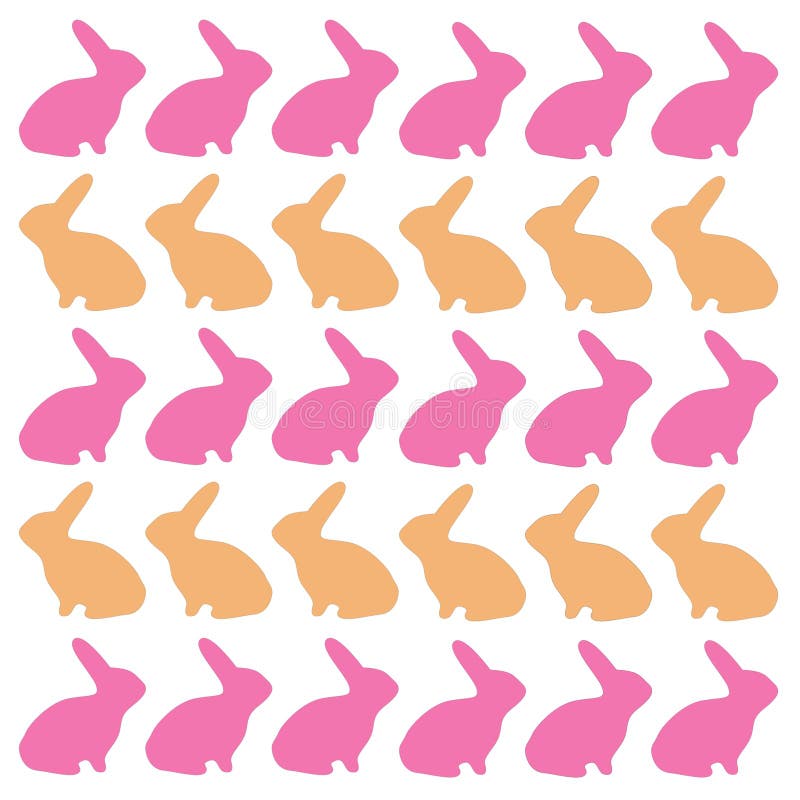 SPRING COLORFUL BUNNIES DESIGN PATTERN Stock Vector - Illustration of ...