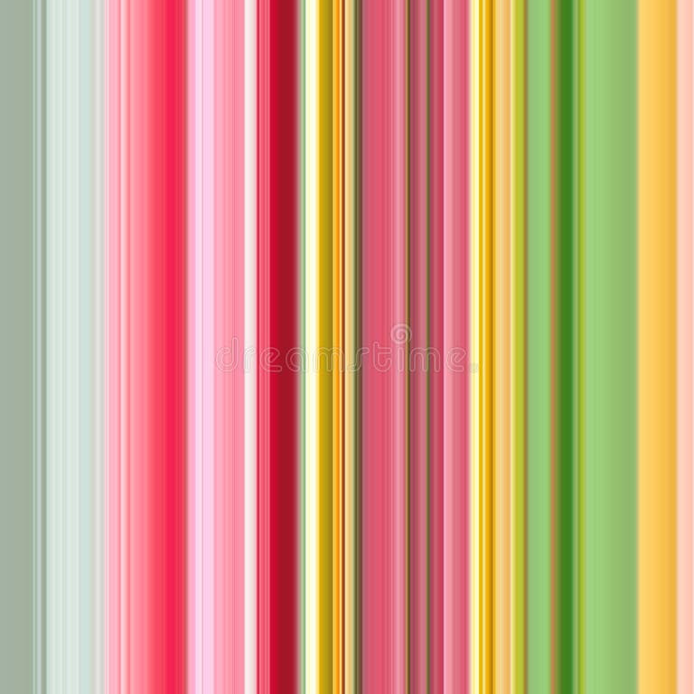 Spring Colors Lined Wallpaper. Abstract Strips Background. Seamless ...