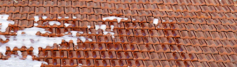 Spring Comes Snow Begins Melt Roof Stock Photos - Free & Royalty-Free ...