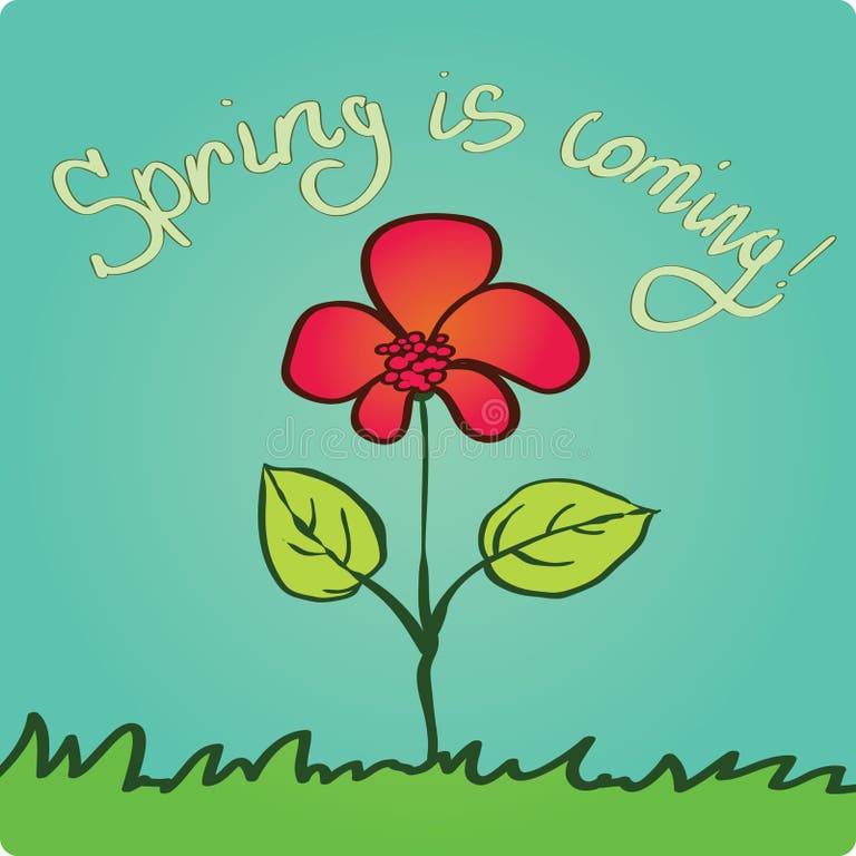Spring Coming Stock Illustrations – 4,305 Spring Coming Stock ...