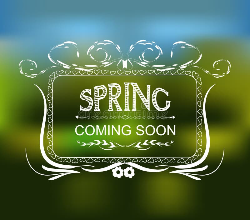Spring Coming Stock Illustrations – 4,934 Spring Coming Stock ...
