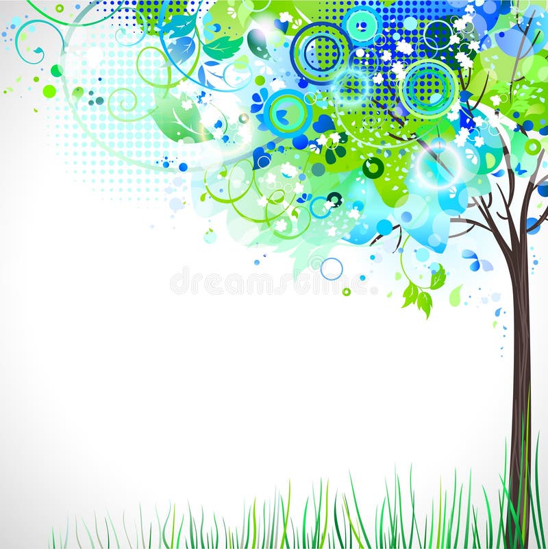 Spring Composition of Snowdrops and Leaves, Hand-drawn, Watercolor ...