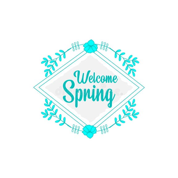 Spring Concept Design Label Vector Stock Illustration - Illustration of ...