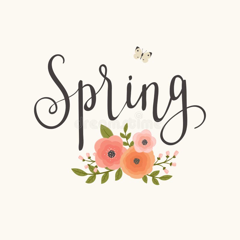 Spring Concept Vector Illustration Stock Vector - Illustration of ...