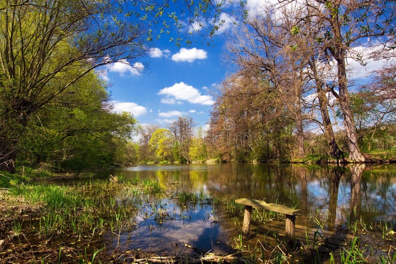 Beautiful Countryside Scene Stock Photo - Image of blue, peaceful: 10879578