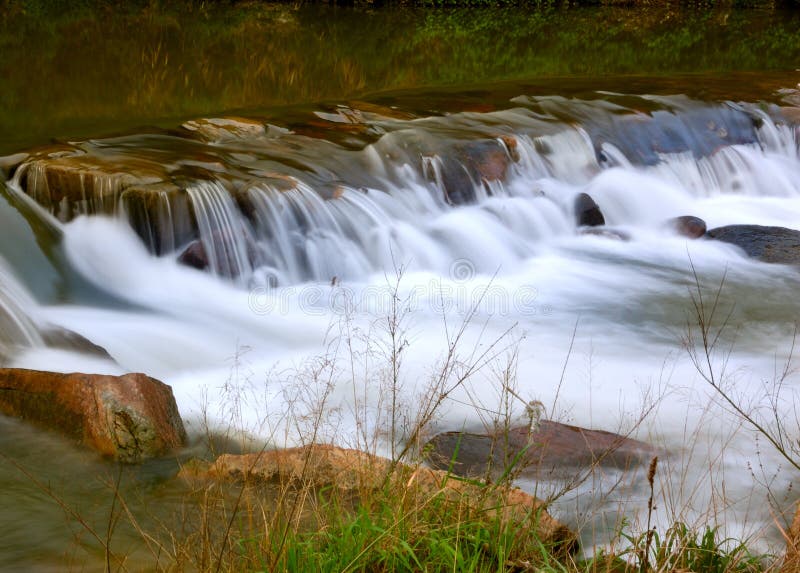 Spring Creek stock image. Image of scene, exposure, daytime - 94192171