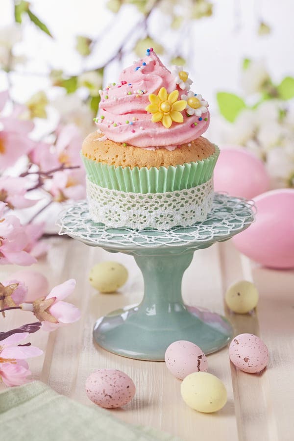 Spring cupcake stock image. Image of springtime, holiday - 38671471