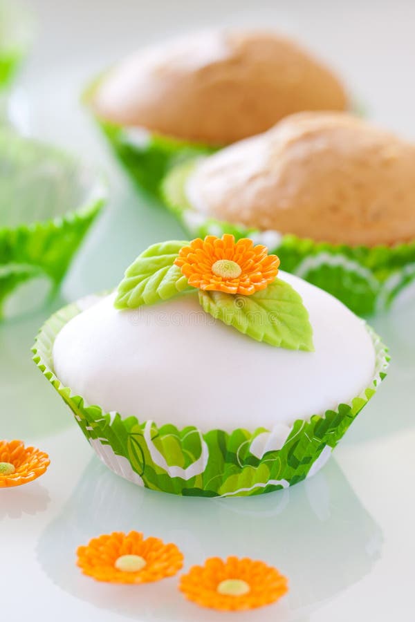 Spring cupcakes stock photo. Image of cake, reflection - 29518498