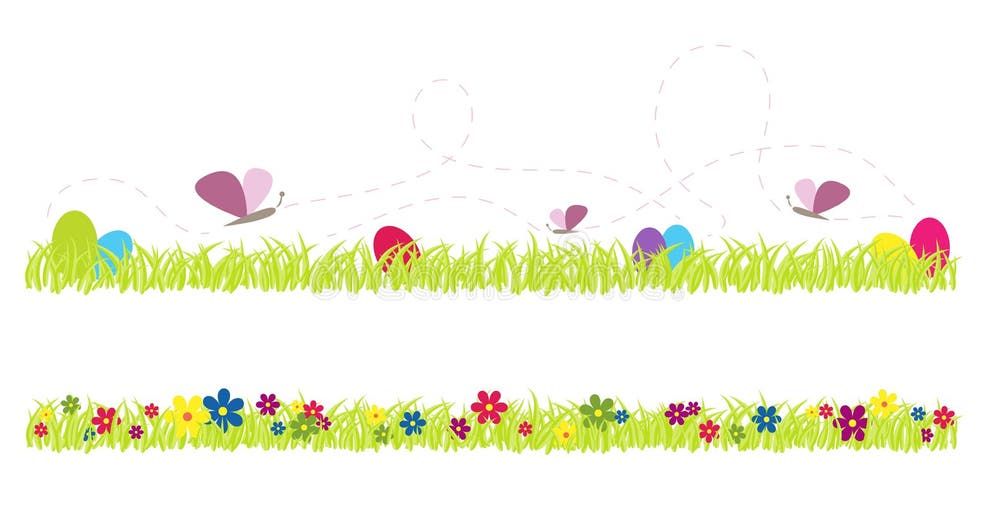 Spring Cute Grass Vector Illustration Stock Vector - Illustration of ...
