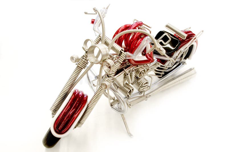 Spring Cycle 2 stock image. Image of bike, classic, helmet - 42209