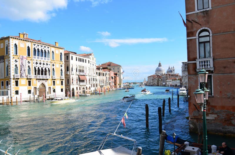 Spring Day on the Grand Canal in Venice Editorial Photography - Image ...