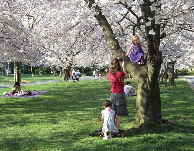 Spring Day in Kenwood Maryland Editorial Image - Image of children ...