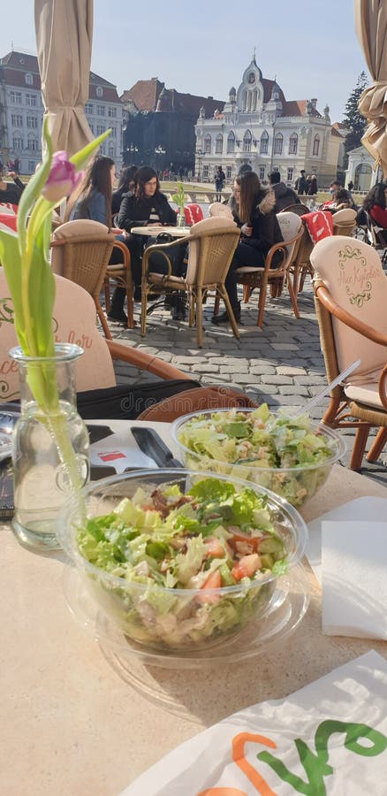 Timisoara`s Union Square, Romania Stock Photo - Image of pavement ...