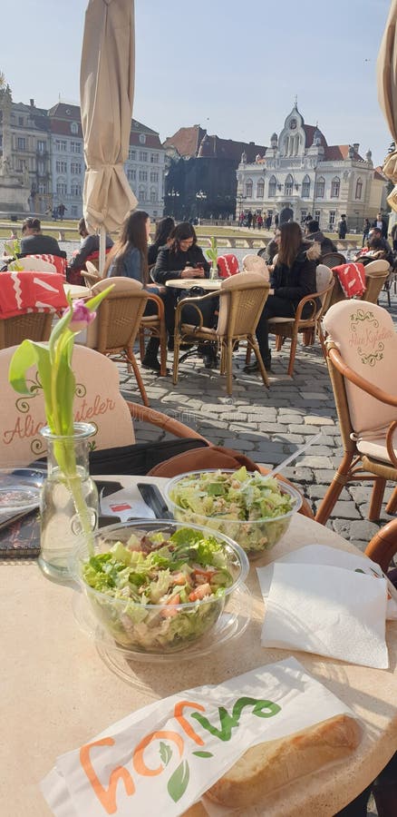 Timisoara`s Union Square, Romania Stock Photo - Image of pavement ...