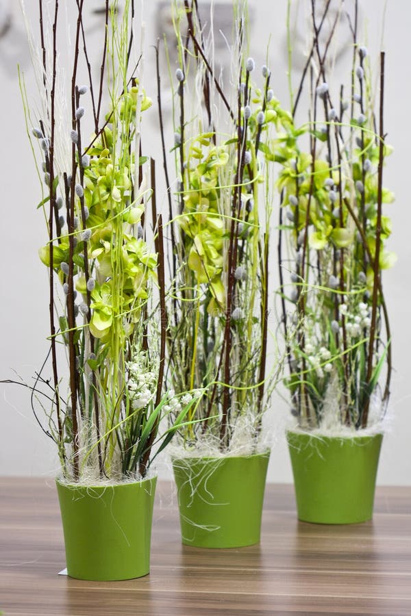 Spring Decoration- Flower Shop Stock Photo - Image of decorative, green ...