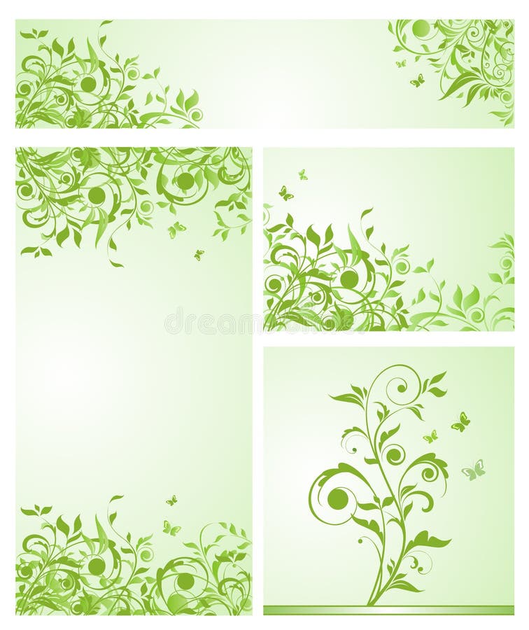 Spring design. Collection stock vector. Illustration of curl - 52553534