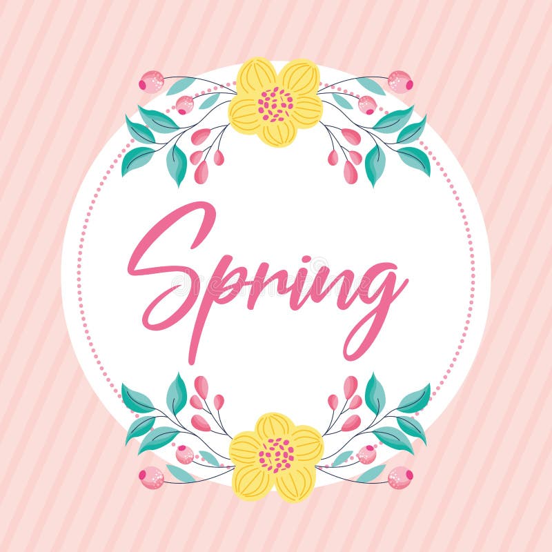 Spring design illustration stock vector. Illustration of decorative ...