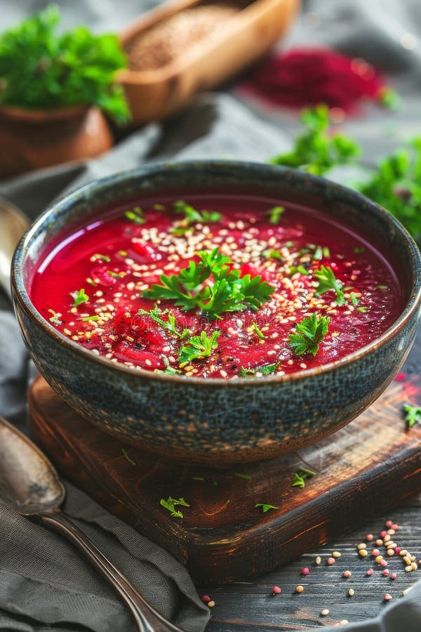 Spring Detox Beetroot Soup, Beet Root Borscht Bowl, Beetroot Soup, Copy ...