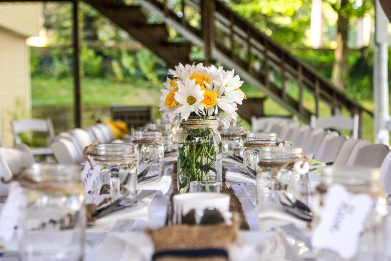 Spring Dinner Party stock image. Image of adventure - 142630587