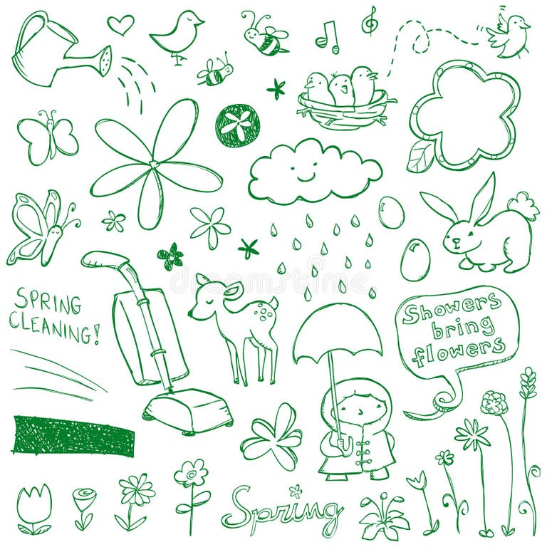 Spring Doodles Stock Illustrations – 15,675 Spring Doodles Stock ...