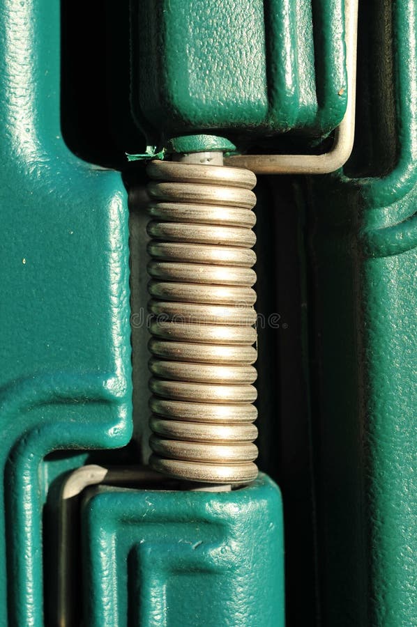 Spring door hinge stock photo. Image of door, wire, plastic - 32246522