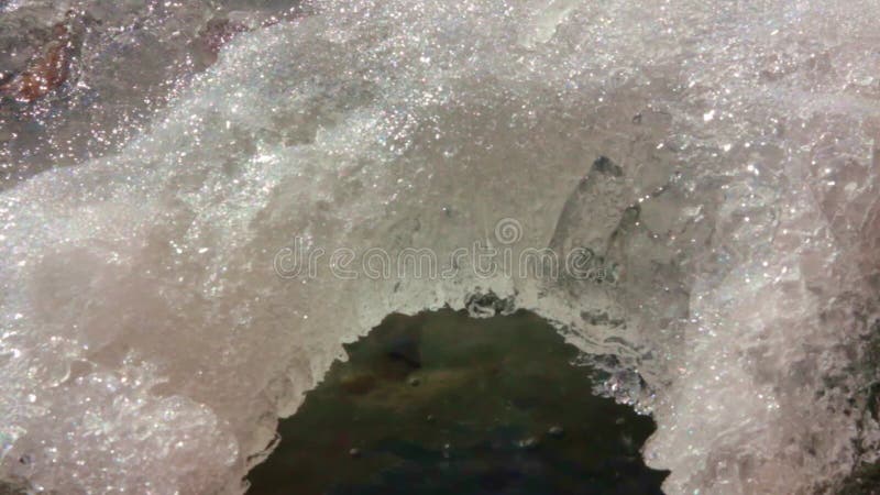 Spring drip. stock video. Video of abstract, deep, cave - 373060209