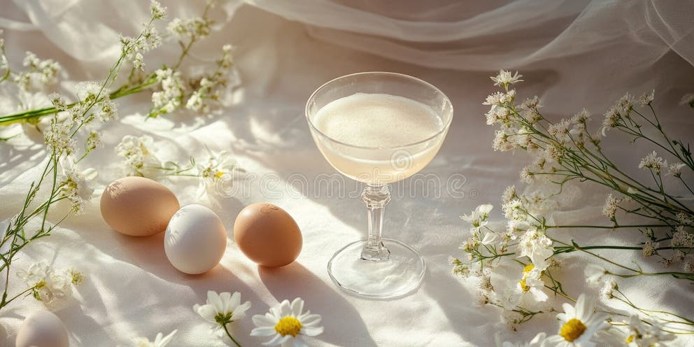 Spring Easter Cocktail stock image. Image of stemware - 362067463